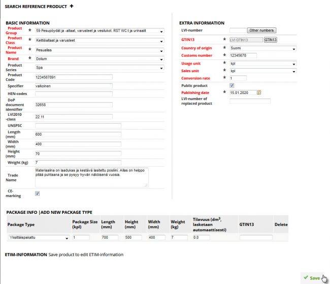 Adding and removing LVI-numbers – LVI-Info - LVI-Info