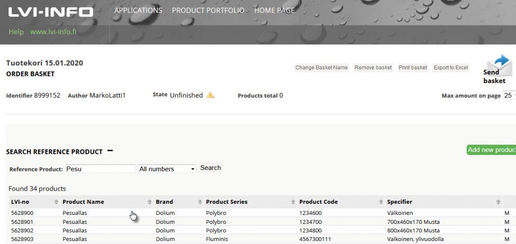 Adding and removing LVI-numbers – LVI-Info - LVI-Info